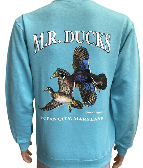 M.R. Ducks® 2025 Collection Crew Sweat Shirt In Blue