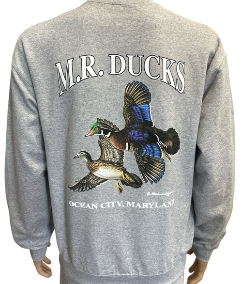 M.R. Ducks® 2025 Collection Crew Sweat Shirt In Gray