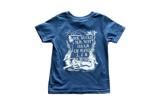 M.R. Ducks® Poem Collection Toddler Tee In Denim Blue