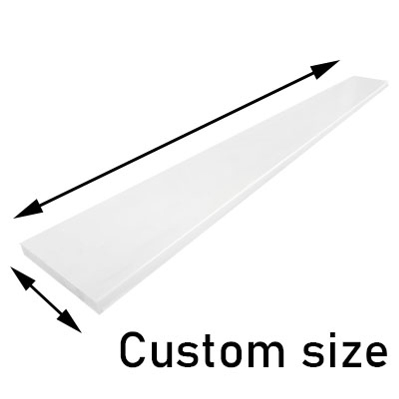 Bianco Dolomite Marble Custom Door Threshold Saddle Polished