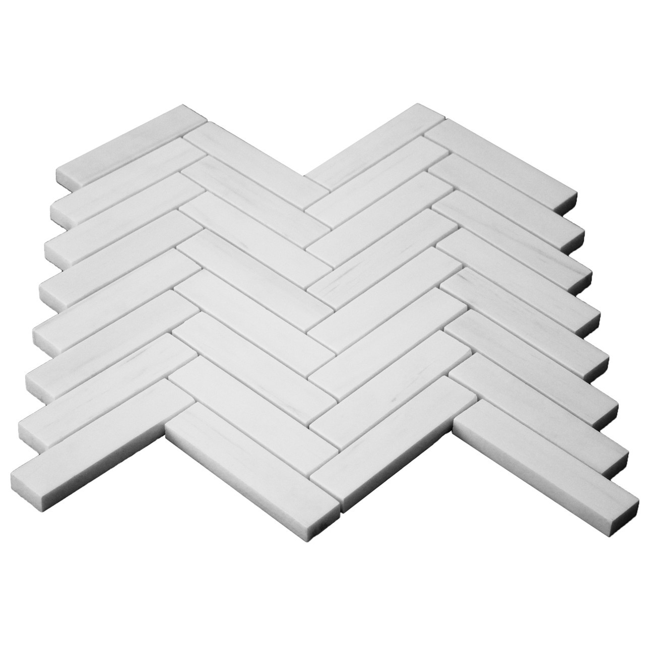 Dolomite 1x4 Herringbone Mosaic Tile Honed