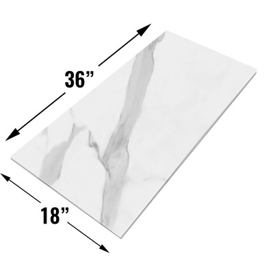 18" x 36" Calacatta Gold Marble Tile