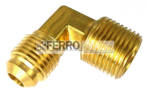 ADAPTADOR CODO ROSCA MACHO CÓNICA - ROSCA MACHO NPT - Ferrotienda.com