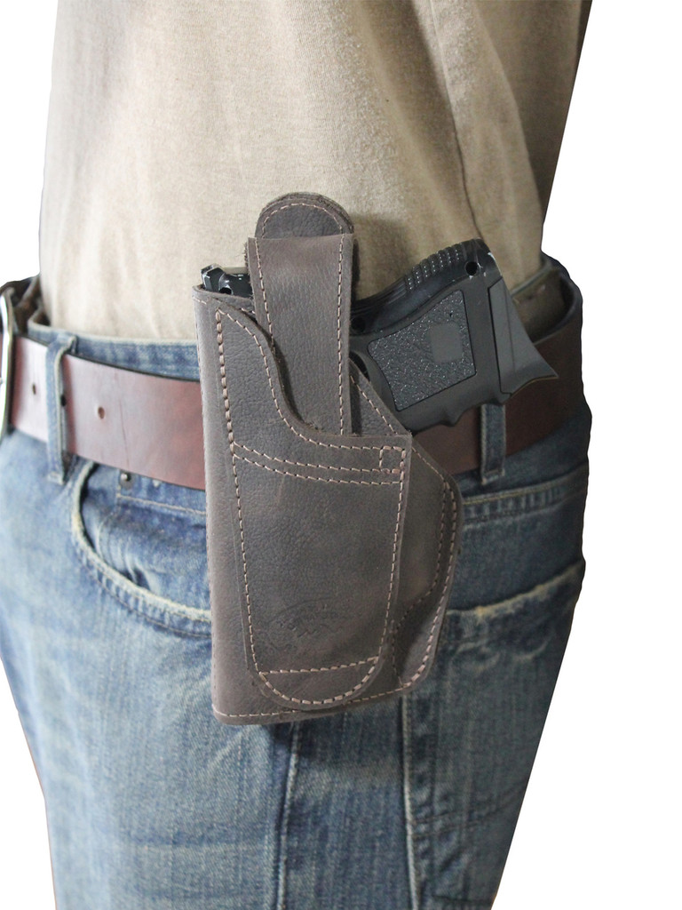 Leather Ambidextrous 360Carry Holster 12 Carry Options [IWB, OWB, Cross ...