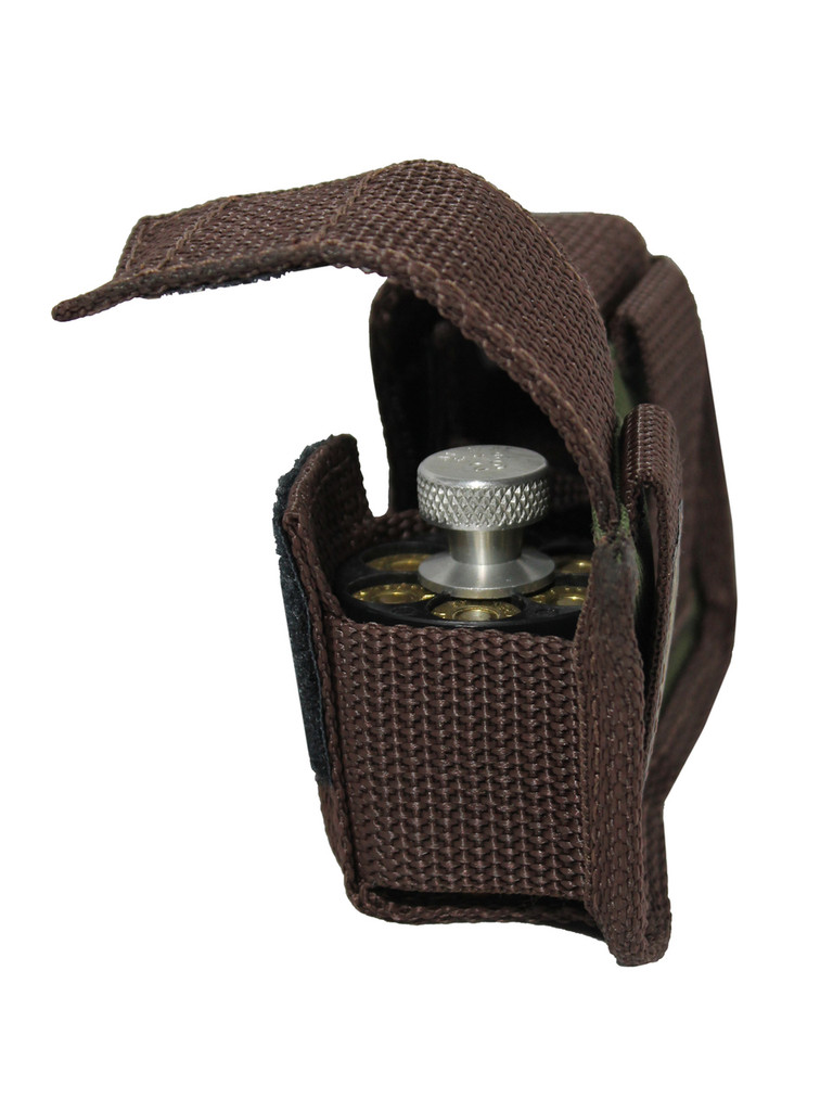 Woodland Green Double Speed Loader Pouch for .22 .38 .357 Revolvers ...