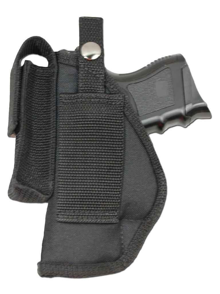 Belt Holster with Magazine Pouch for Compact 9mm 40 45 Pistols ...