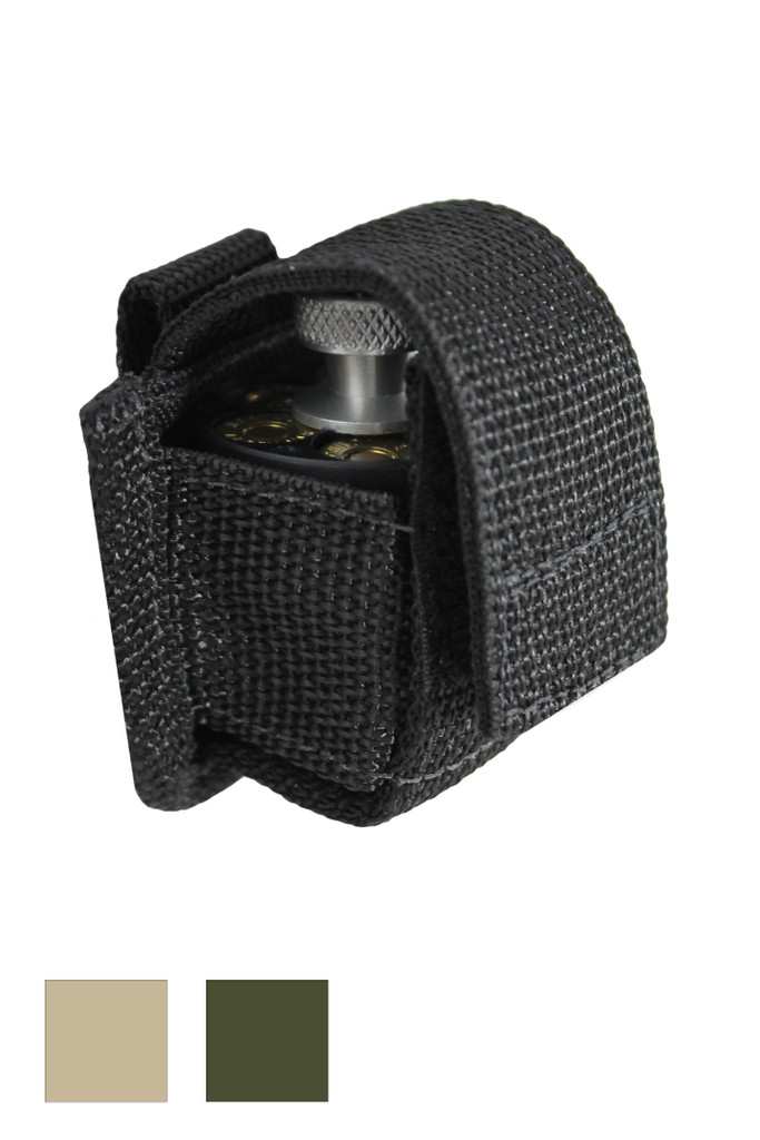 Single Speed Loader Pouch for .22 .38 .357 Revolvers - Barsony Holsters