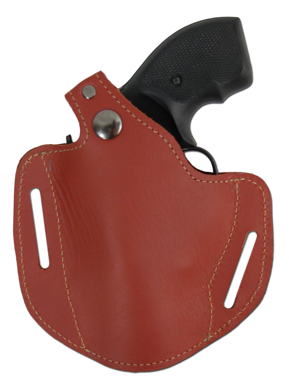 Burgundy Leather Pancake Holster for .22 .38 .357 2" Revolvers ...