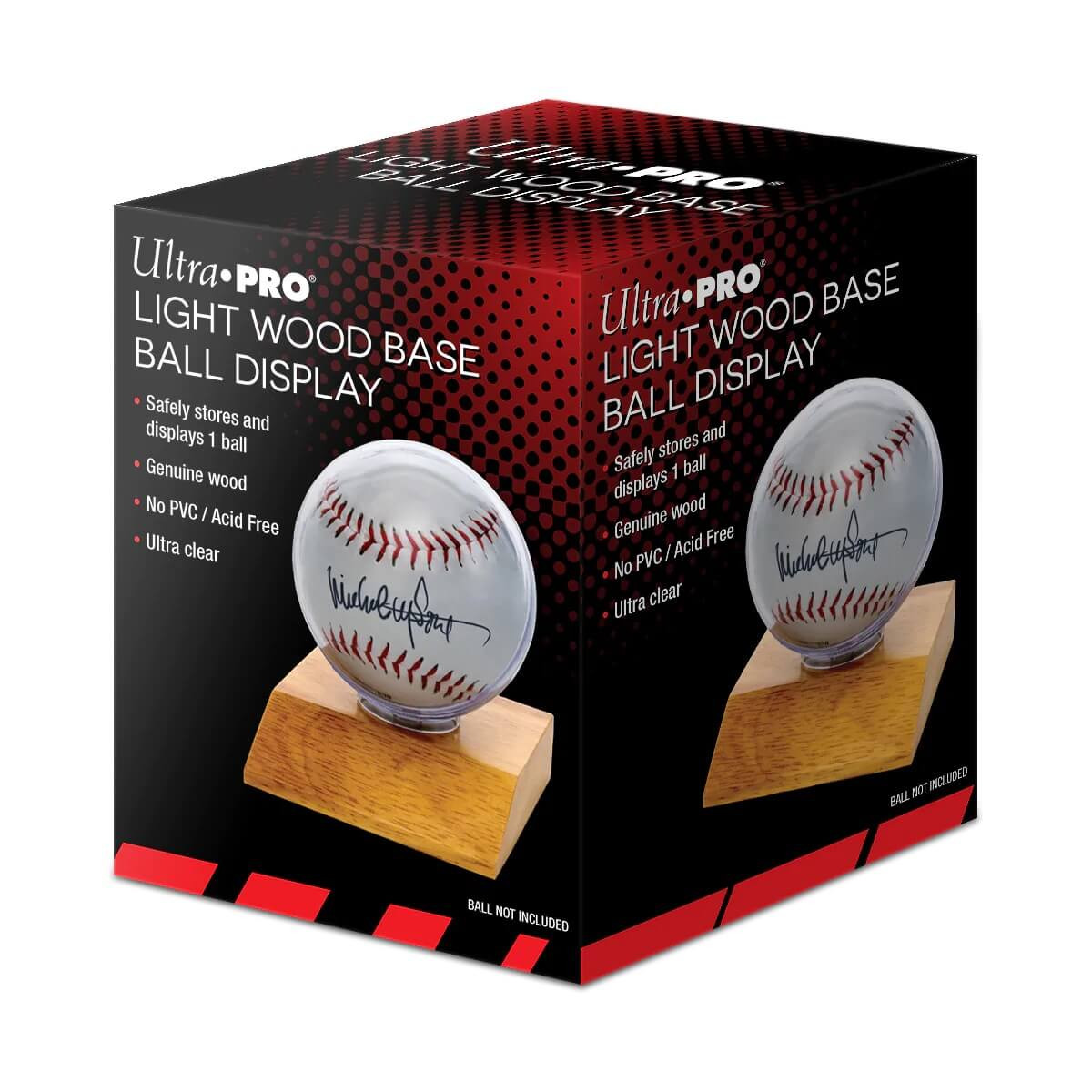Ultra Pro Light Wood Baseball Display