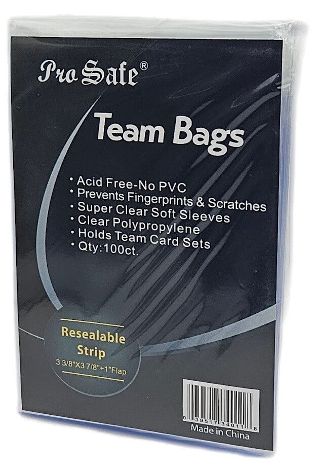 Pro-Safe Resealable Team Set Bags (100 Count Pack)