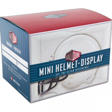 Ballqube Mini Helmet Display Case - Holds Mini Football and Baseball ...
