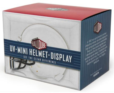 Ballqube UV Protected Mini Helmet Display Case - Holds Mini Football ...