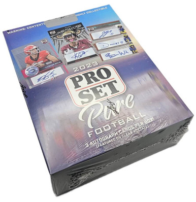 2023 Pro Set Pure Football Hobby Box