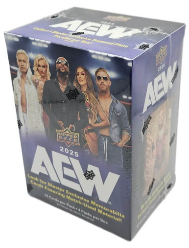 2025 Upper Deck AEW Elite Wrestling 4 Pack Blaster Box