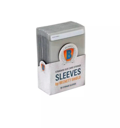 Beckett Shield Semi Rigid Card Sleeves (Pack of 50) Grading Submission Size