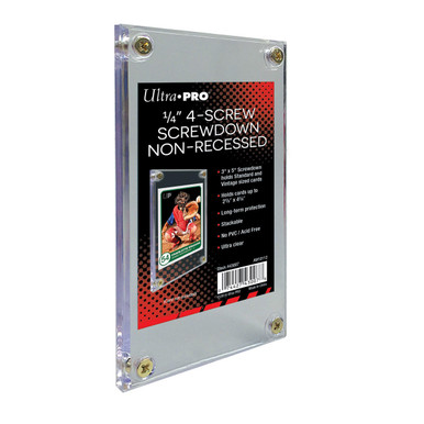 Ultra Pro 1/4" Non-Recessed 4-Screw Card Holder Stackable Screwdown