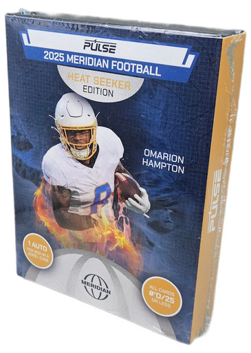 2025 Pulse Meridian Football Heat Seeker Edition Hobby Box