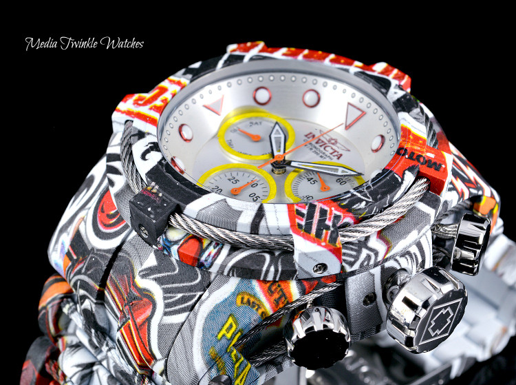 Buy Invicta 52mm Bolt Zeus Quartz Chronograph Gray Dial GRAFFITI ...