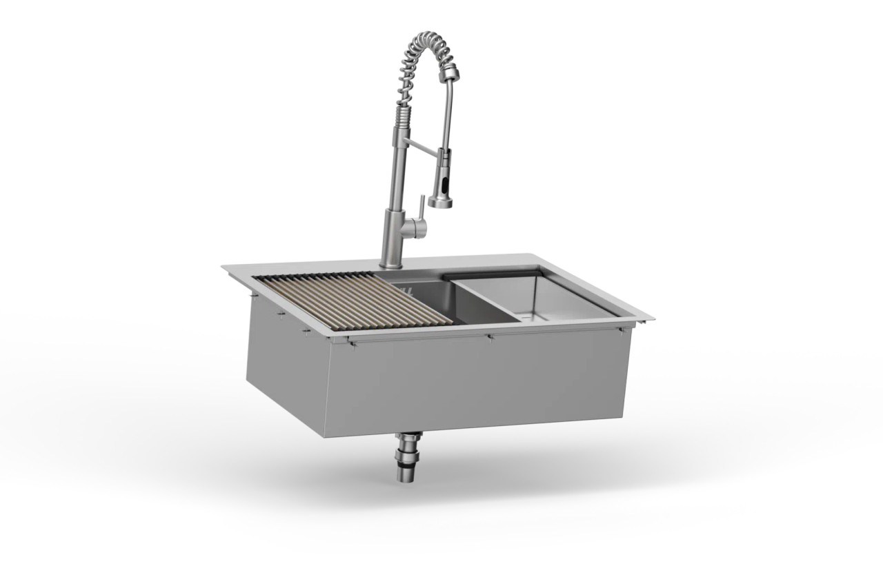 30" Premium Dual Mount Stainless Steel Sink - Bull Grills & Spas