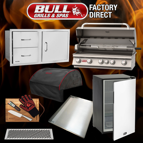 Outdoor Kitchens - BBQ Packages - Bull Grills & Spas