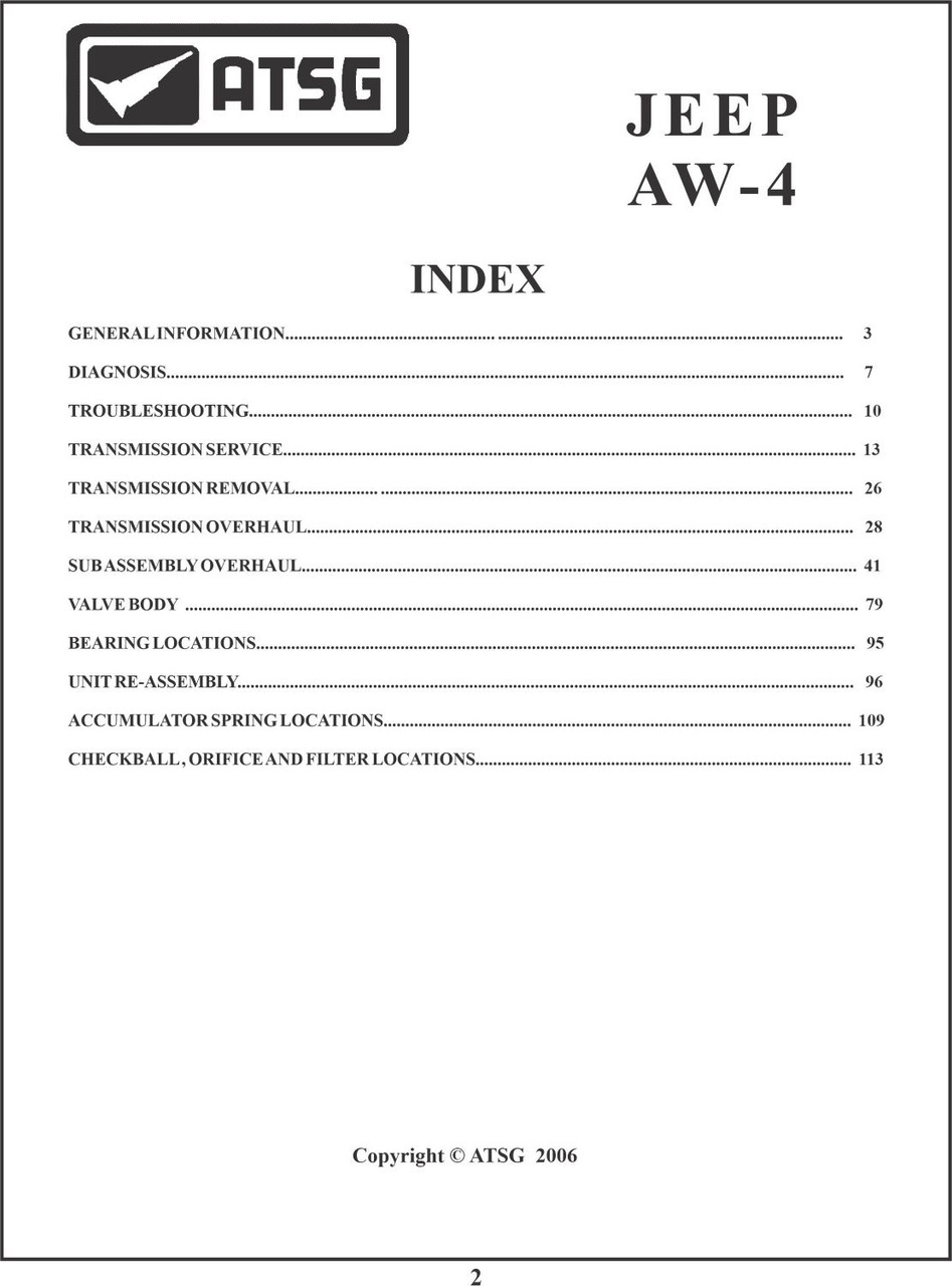 JEEP AW-4_Download - ATSG Bookstore