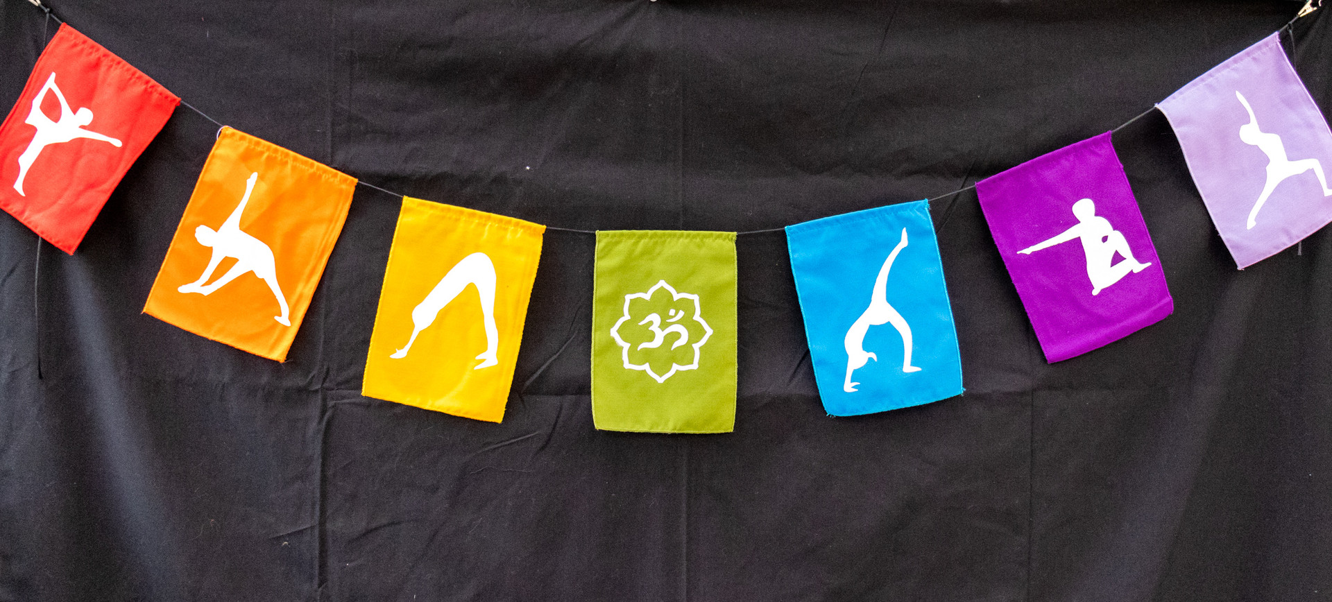 Yoga Pose Prayer Flags - Tammy's Cool Things