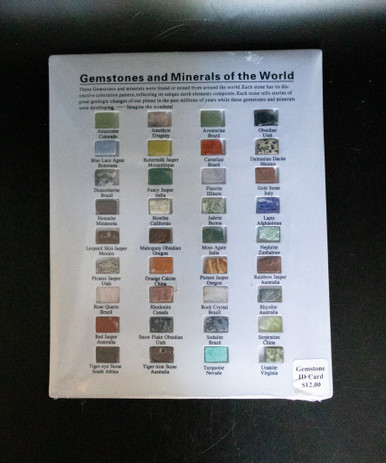 Gemstone ID Card - Tammy's Cool Things
