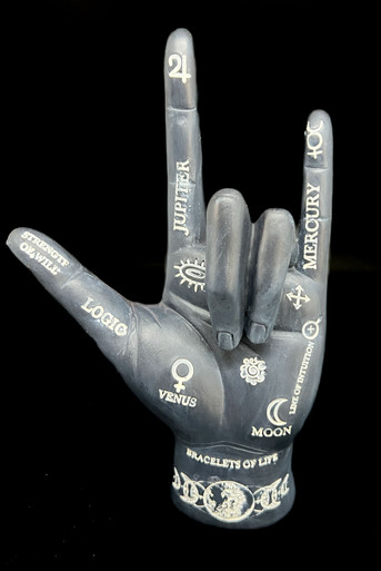 Black Palmistry Hand Decor - Tammy's Cool Things