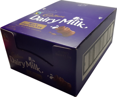 Cadbury Dairy Milk Rolls 55g Box of 36 | Candy Zone