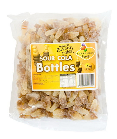 Sour Cola Bottles 1kg | Candy Zone