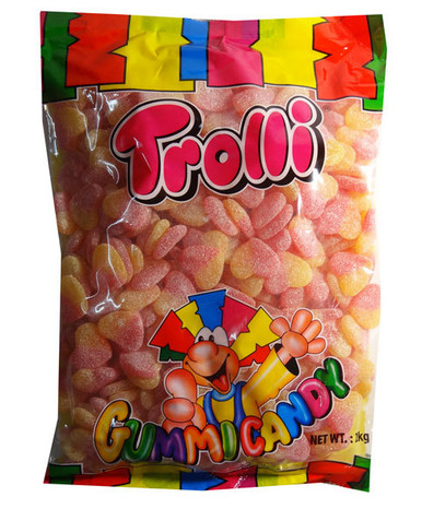 Trolli Sour Peach Heart 2kg Bag | Candy Zone