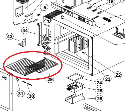 Norcold Wire Shelf 632428 (fits the 3163 models) - RV Fridge Guys