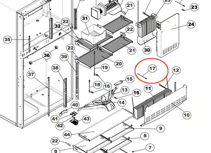 Norcold Thermistor 629409 (fits the 2118 models) - RV Fridge Guys