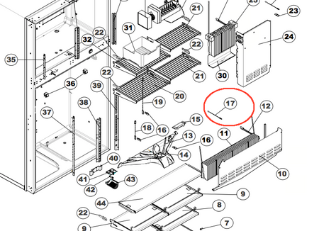 Norcold Thermistor 629409 (fits the 2118 models) - RV Fridge Guys