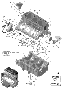 Sea-Doo Long Block Engine 1603XHO 2019 RXP 300 420160311 - vipcycle ...