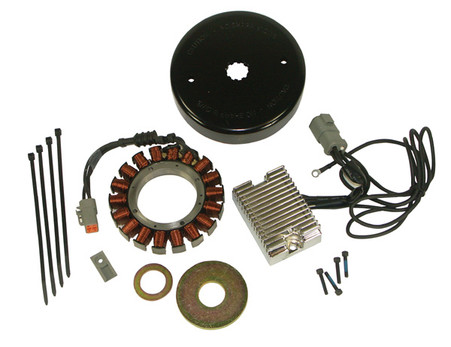 V-Factor 38 Amp Charging System Fits Harley Softail models 1984-99 ...