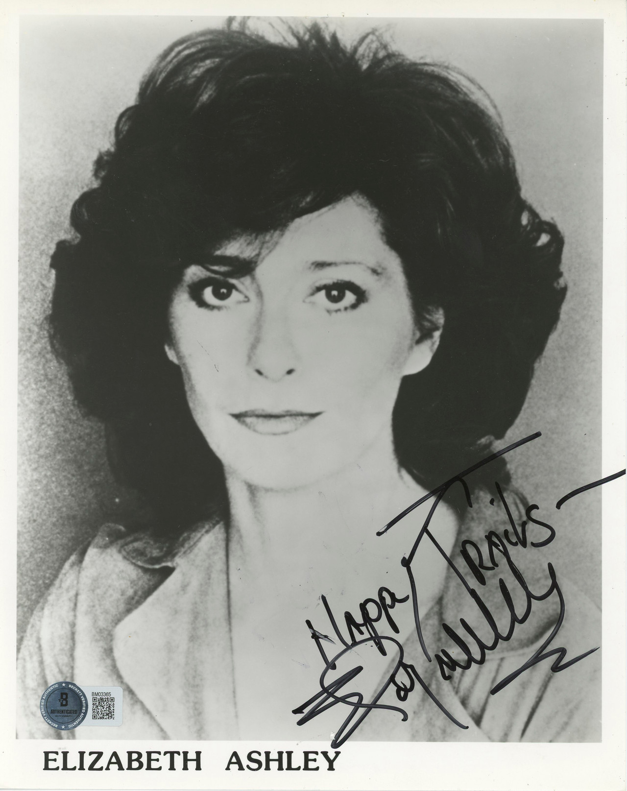 Elizabeth Ashley Windows "Happy Trails" Authentic Signed 8x10 Photo BAS ...