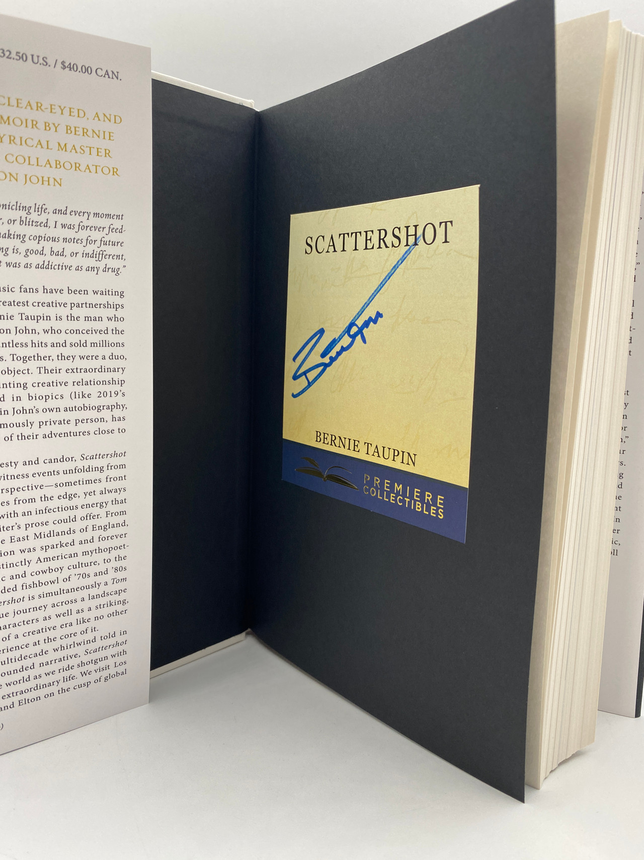 Scattershot - Bernie Taupin (Signed Book)