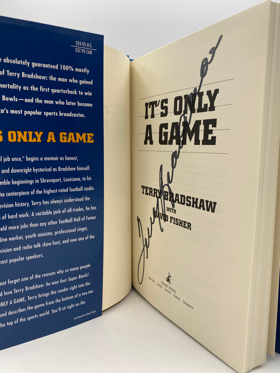 It's Only a Game - Terry Bradshaw (Signed Book)