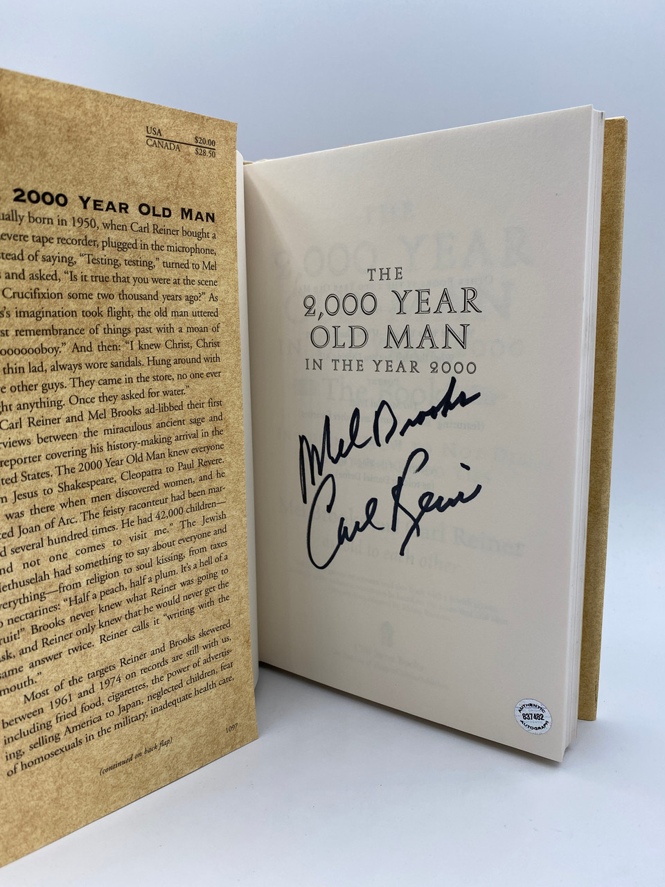 The 2000 Year Old Man in the Year 2000 - Mel Brooks,Carl Reiner (Signed ...