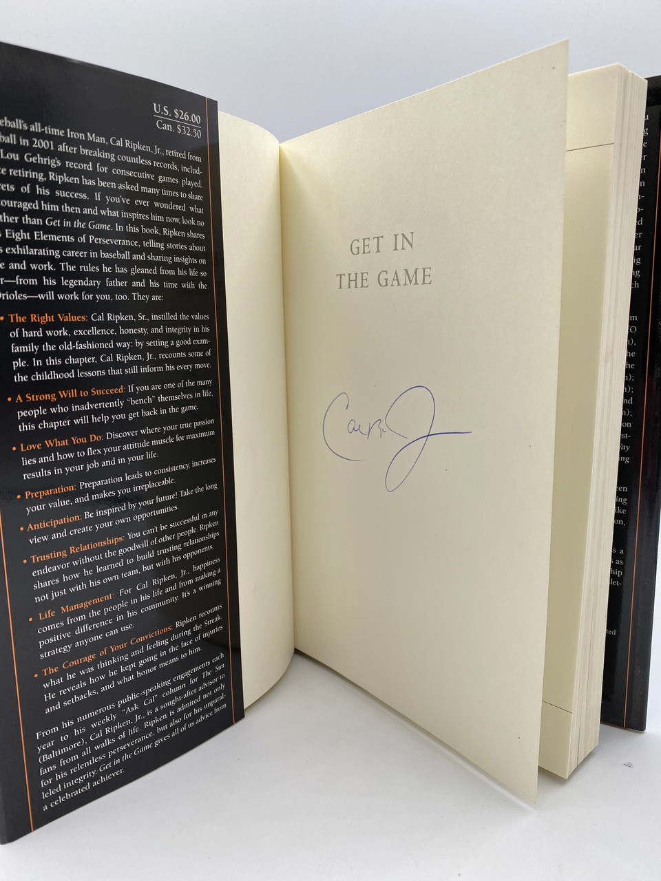 Get in the Game - Cal Ripken (Signed Book)