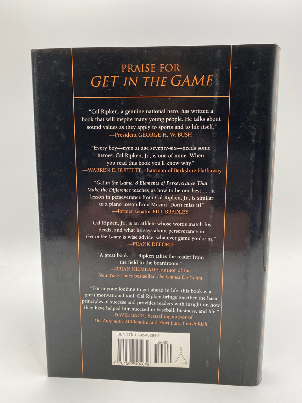 Get in the Game - Cal Ripken (Signed Book)