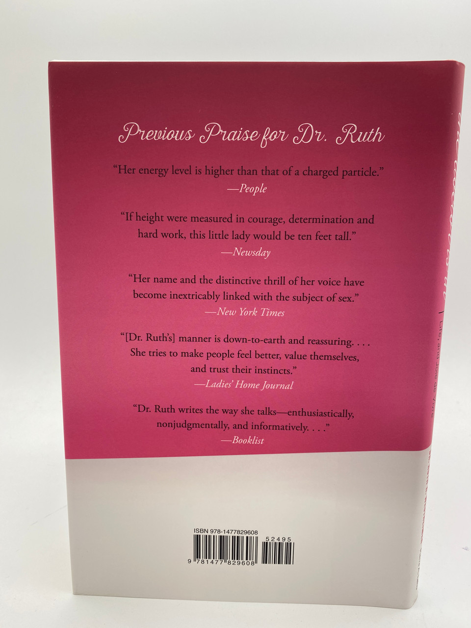 The Doctor Is In - Dr. Ruth K. Westheimer (Signed Book)