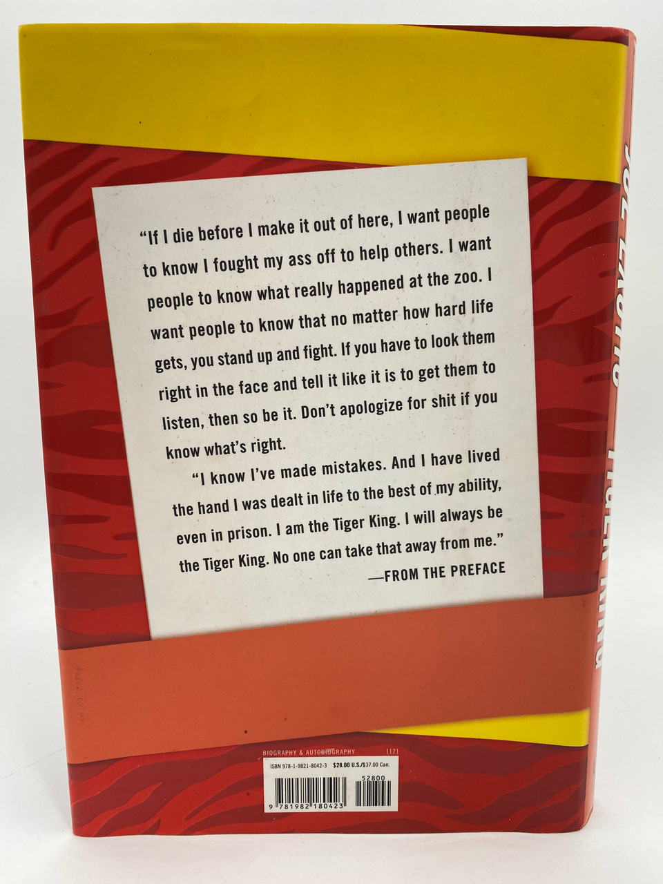 Tiger King - Joe Exotic (Signed Book)