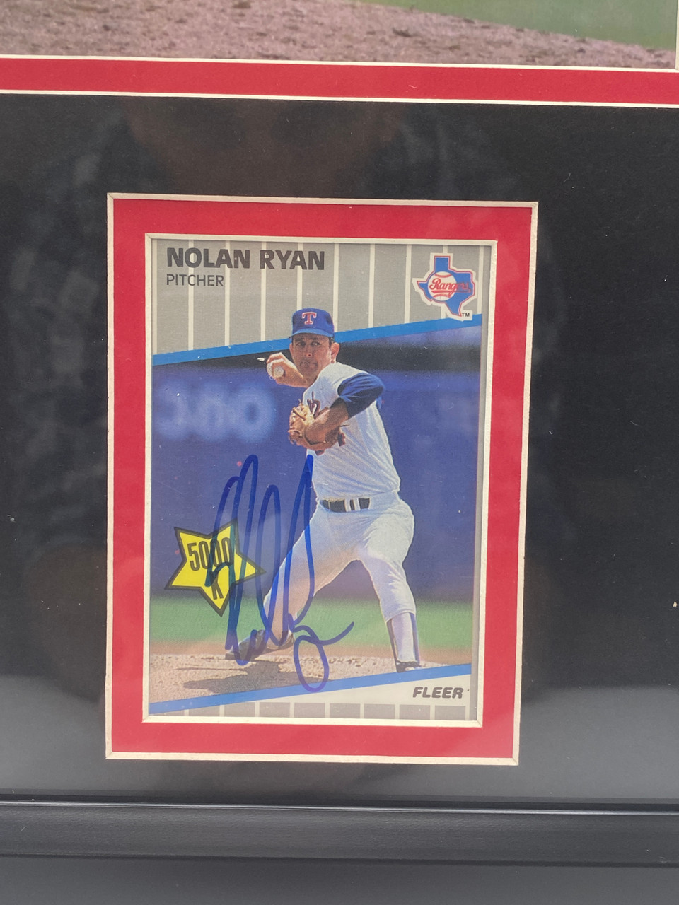 Nolan Ryan Card and 8x10 Photo - Nolan Ryan