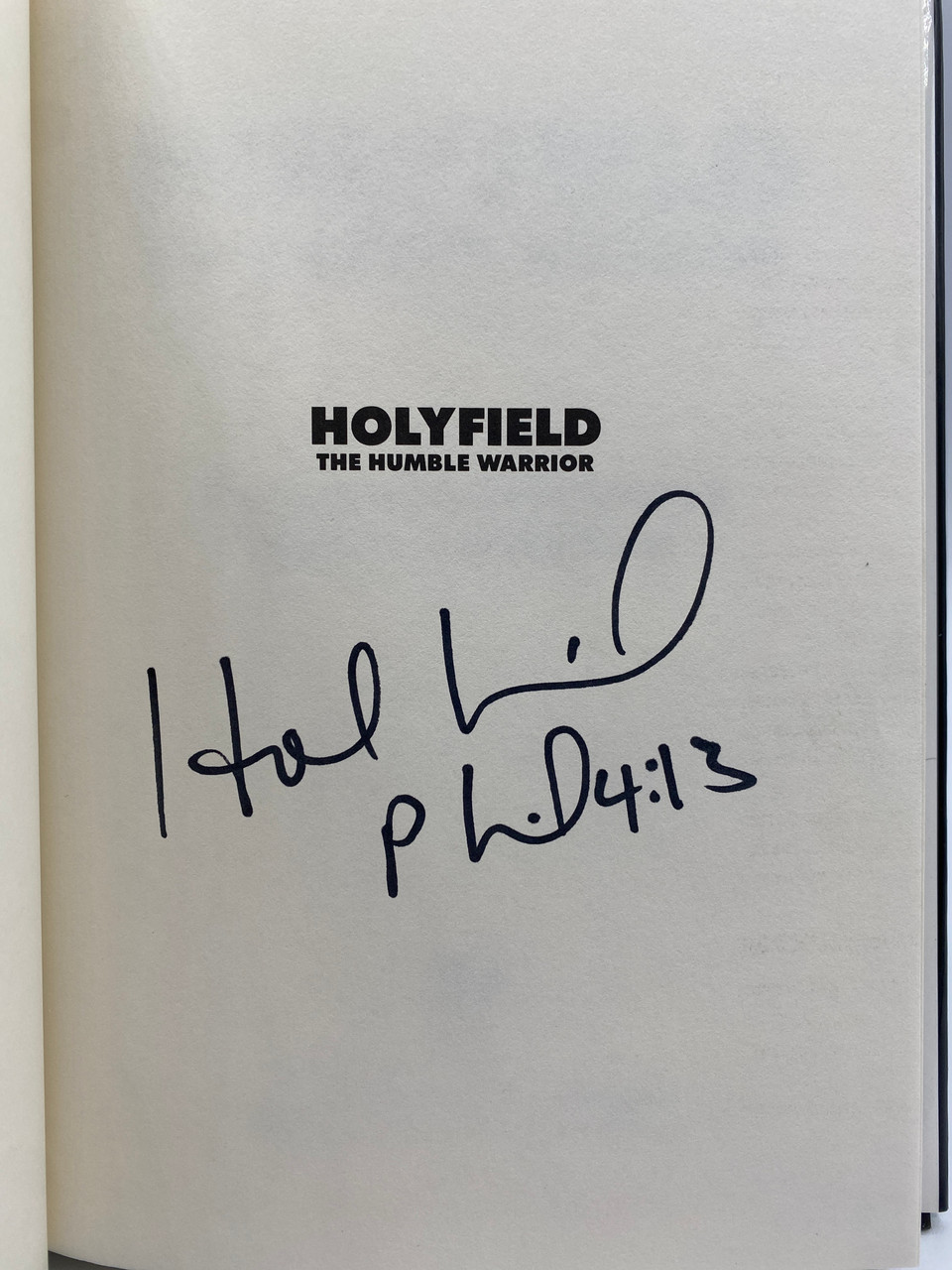 Holyfield - Evander Holyfield,Bernard Holyfield (Signed Book)