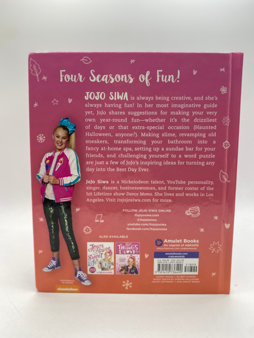 JoJo’s Guide to Making Your Own Fun - JoJo Siwa (Signed Book)