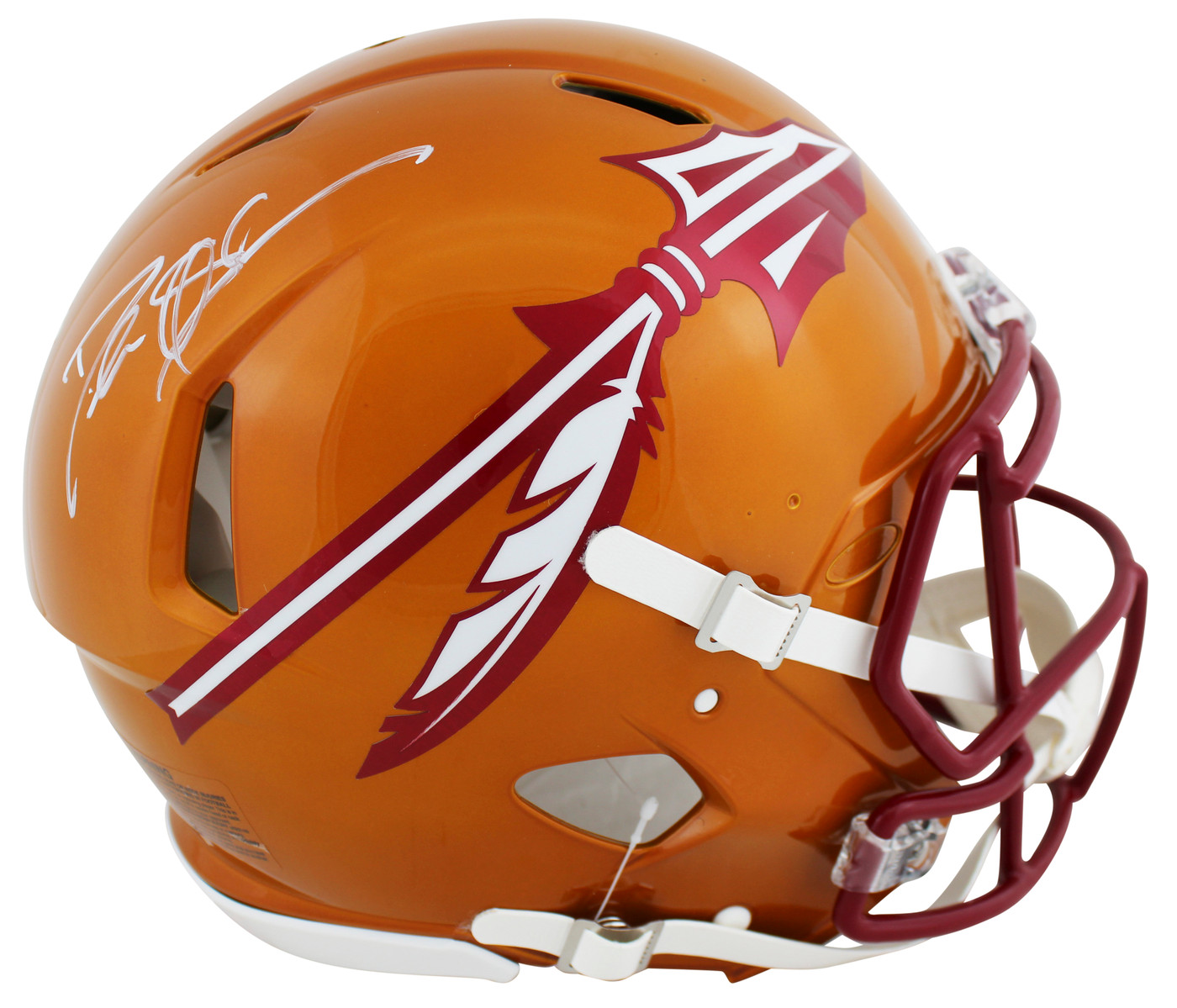 Florida State Deion Sanders Signed Flash Full Size Speed Proline Helmet ...