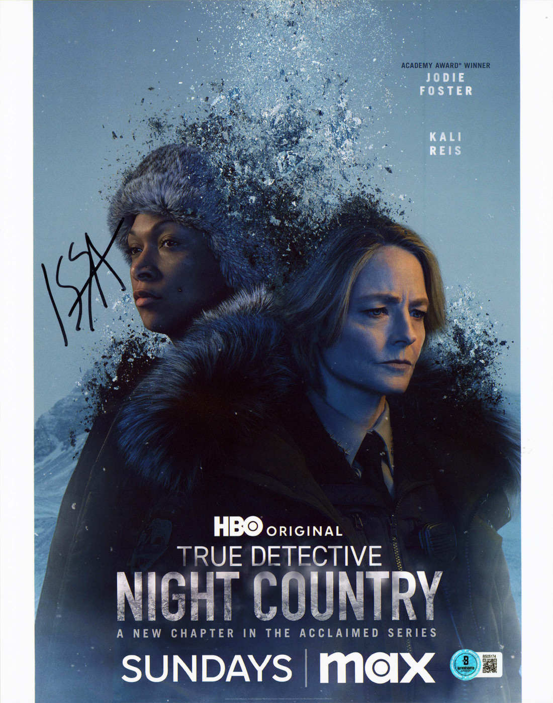 Issa Lopez True Detective Authentic Signed 11x14 Vertical Photo BAS # ...