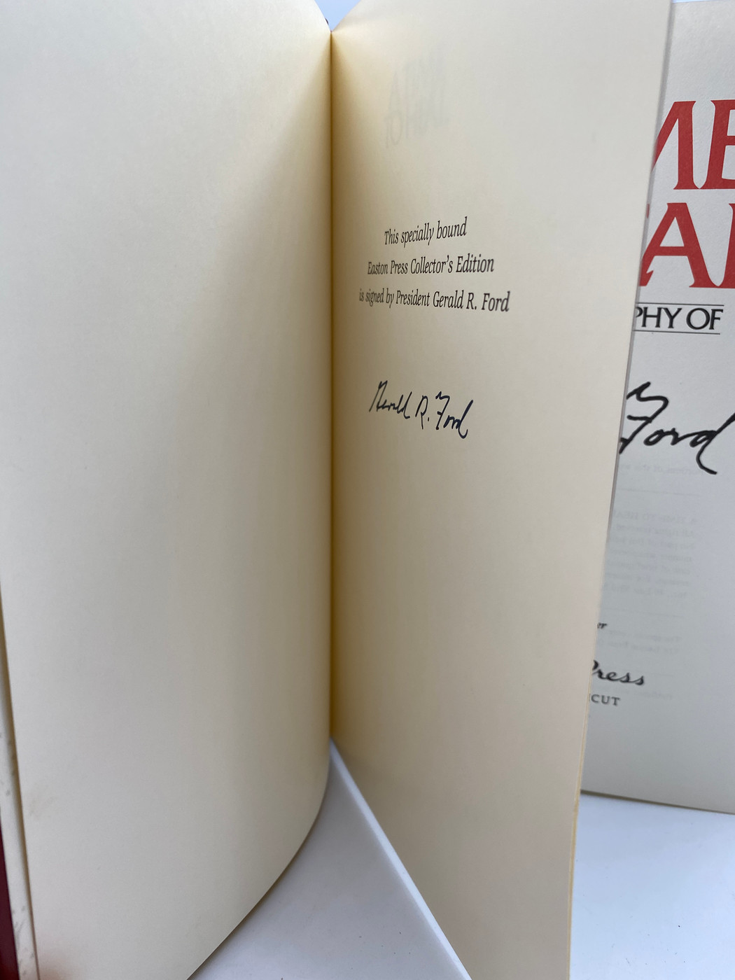 A Time to Heal signed by Gerald Ford - PremiereCollectibles.com